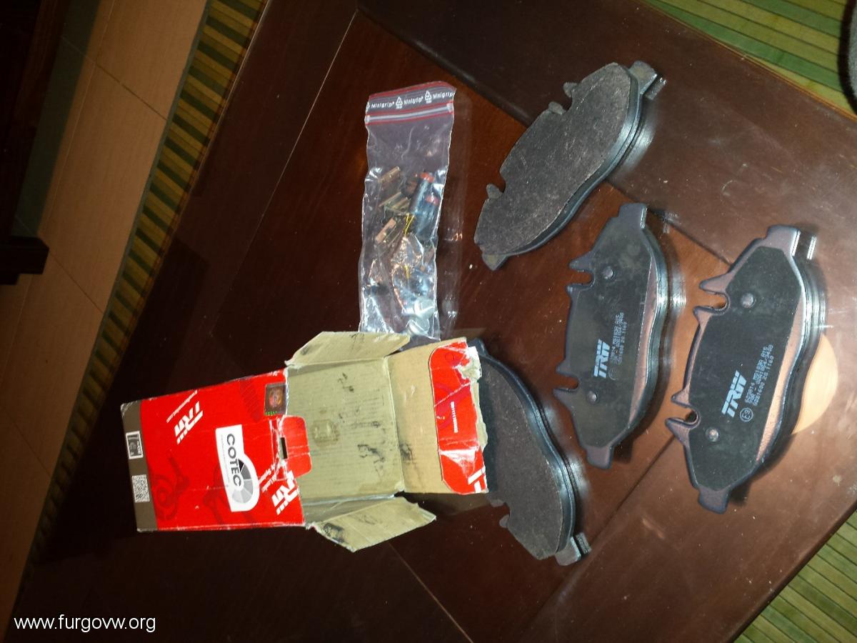 Pastillas de freno delanteras TRW GDB-1600 VITO-VIANO